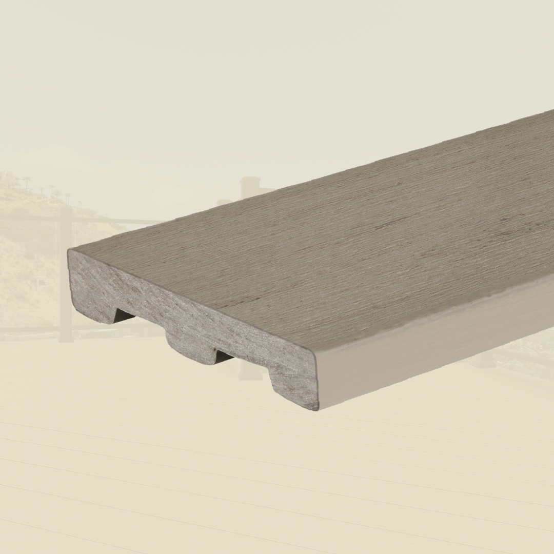 Boardwalk Composite Deck Board – 4.88m | Weathered Oak