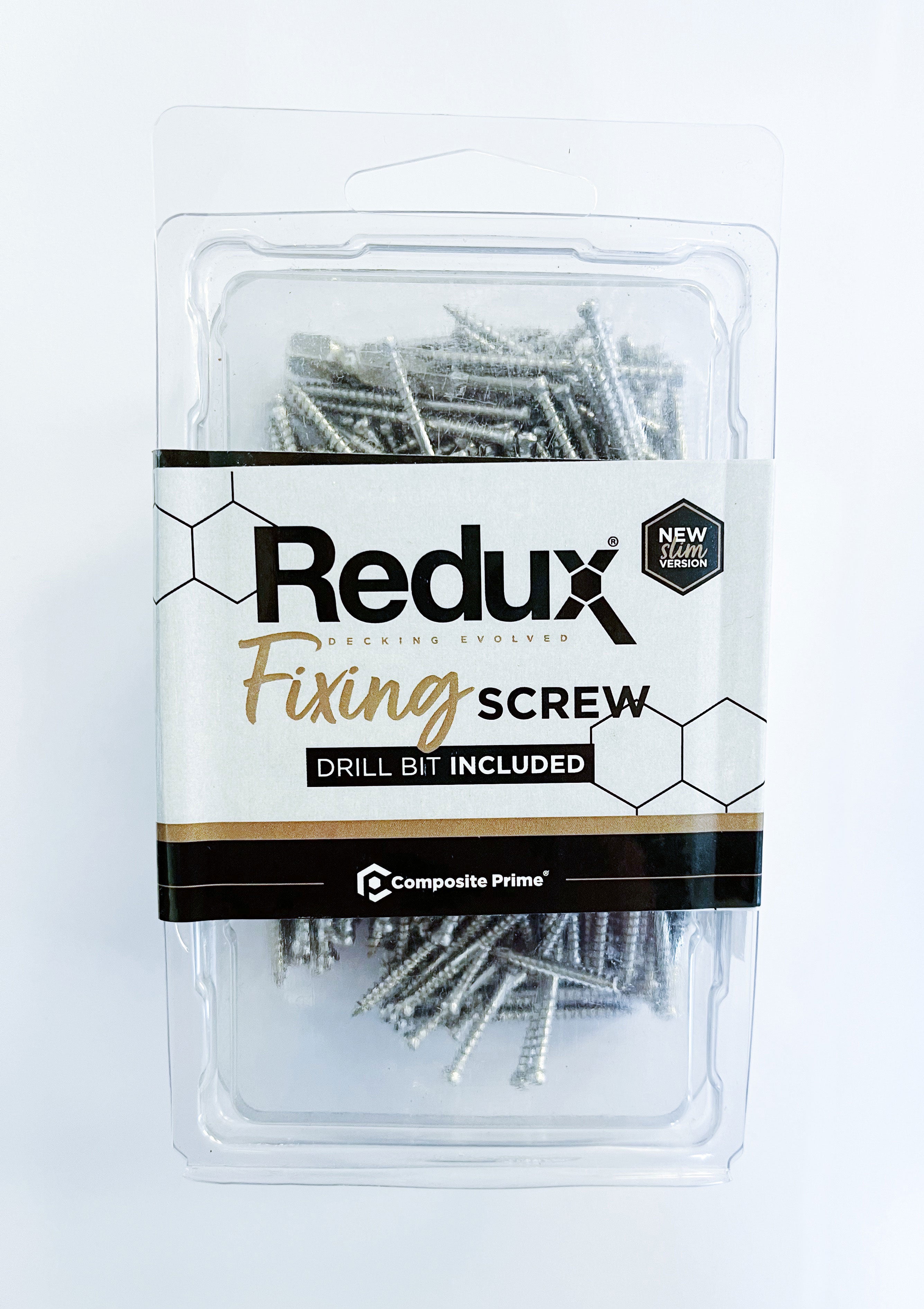 Redux Face Fix Screws | Slim Profile Fixing for Composite Decking